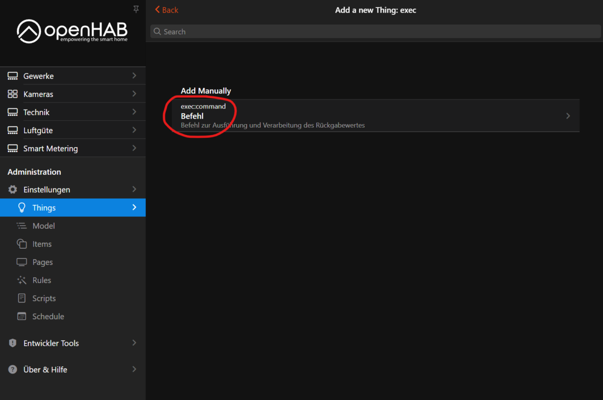OpenHAB – Exec Binding: Steuerung eines Remote-Servers – KNX Helden