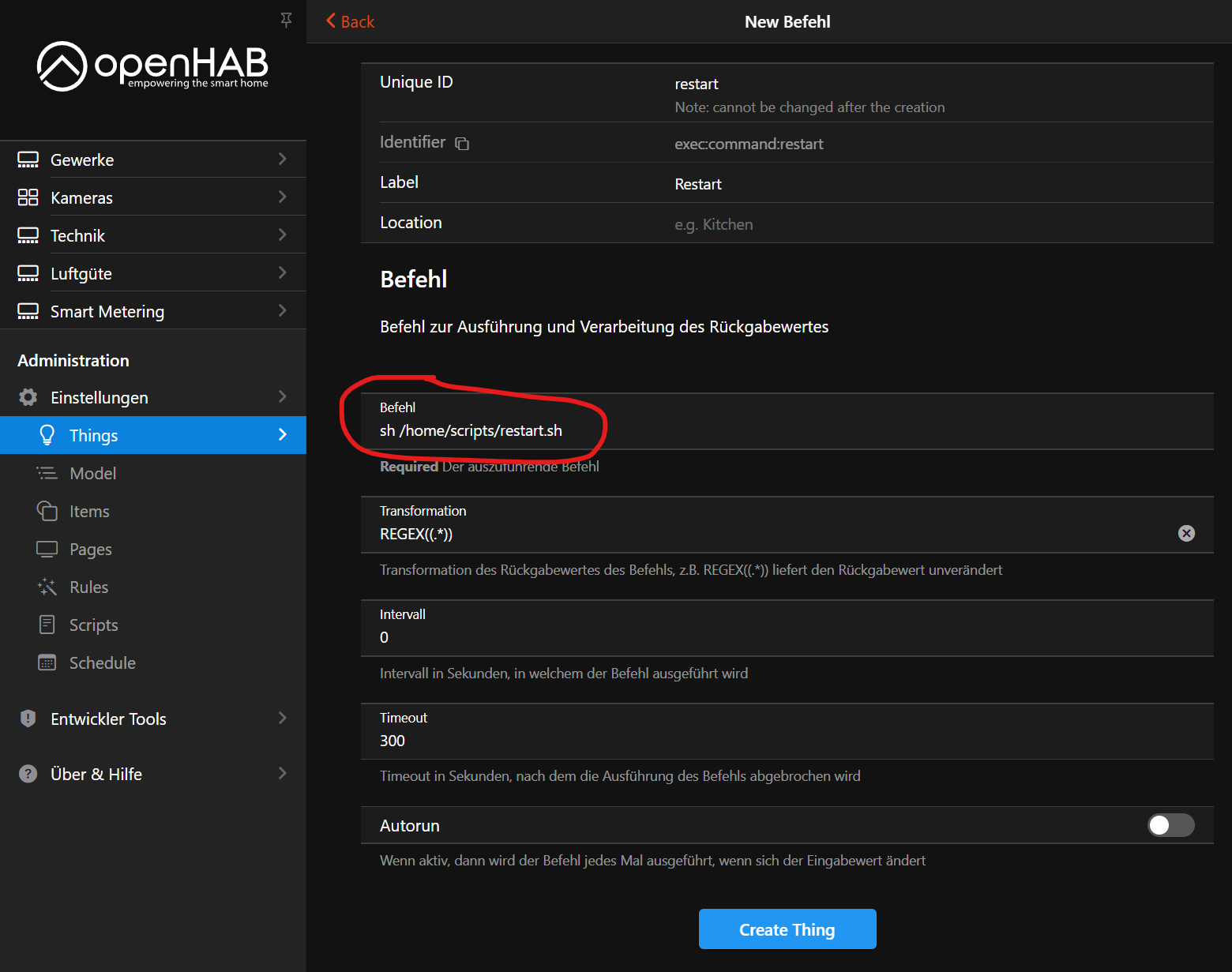 OpenHAB – Exec Binding: Steuerung eines Remote-Servers – KNX Helden