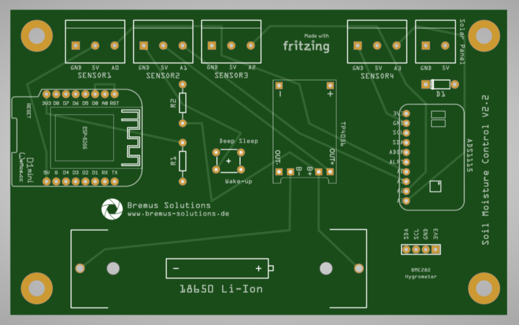 Tasmota: Bodenfeuchtesensor konstruieren, bauen und in openHAB ...